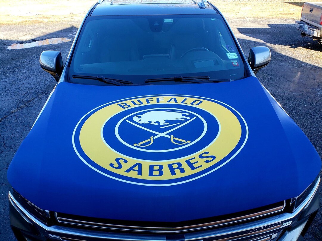 Buffalo Sabres Auto Hood Cover | Sports Fan Gift - Etsy