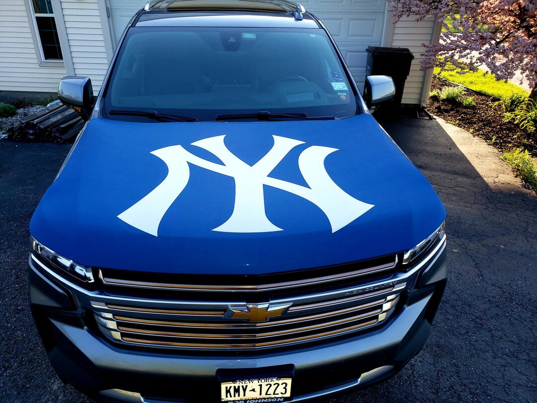 New York Yankees Custom Auto Hood Cover | Sports Flags | MLB Flags ...
