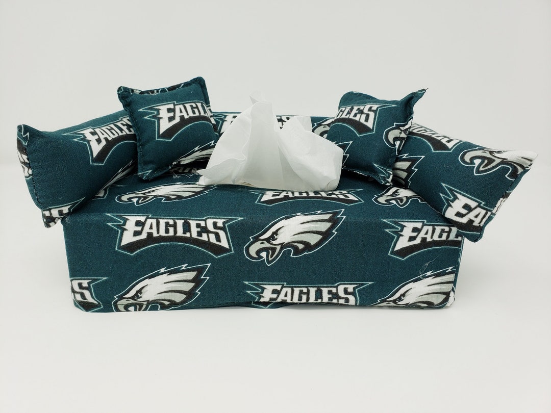 Philadelphia Eagles Custom Tissue Box Cover | Tissue Box Covers | Gifts ...
