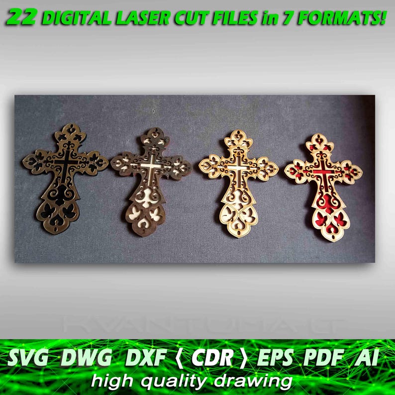 Cross Svg, Jesus Cross Dxf, Christian Wall Art Eps, Vector Design Cdr ...