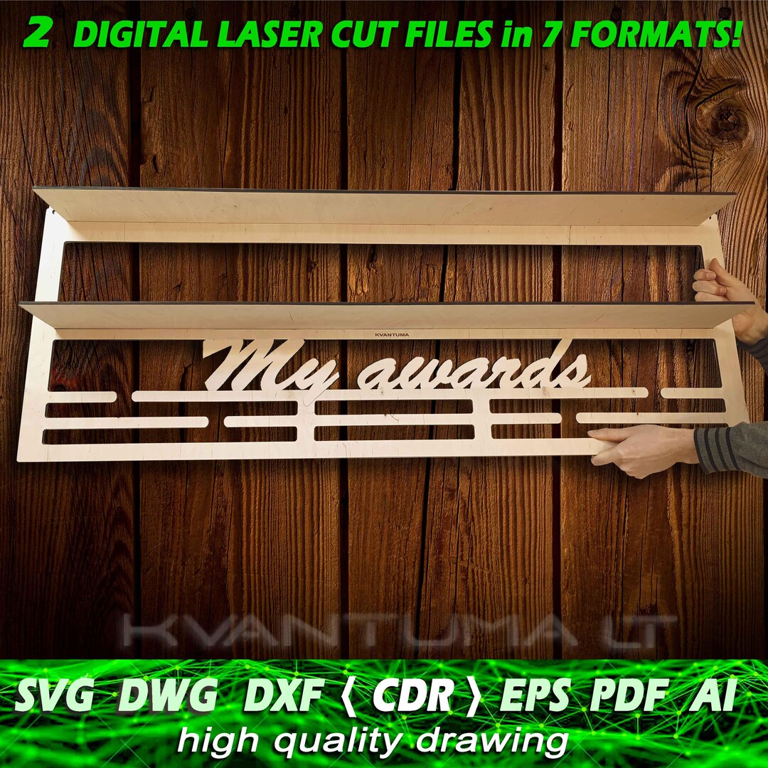 Medal Holder Huge Svg, Medal Rack Cdr, Award Shelf Dxf, Medal Hanger Ai ...