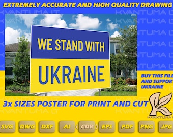We Stand With Ukraine Flag - Etsy