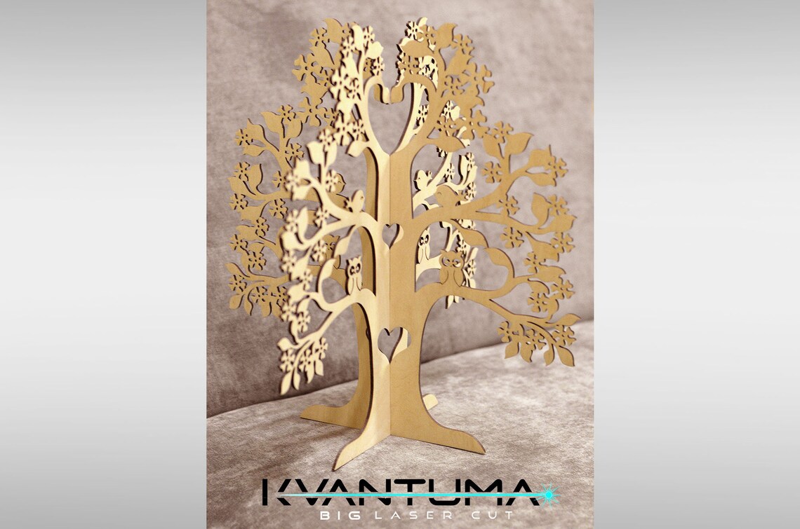 Family Tree Wooden Tree DXF Files for Laser CNC Router and - Etsy Canada