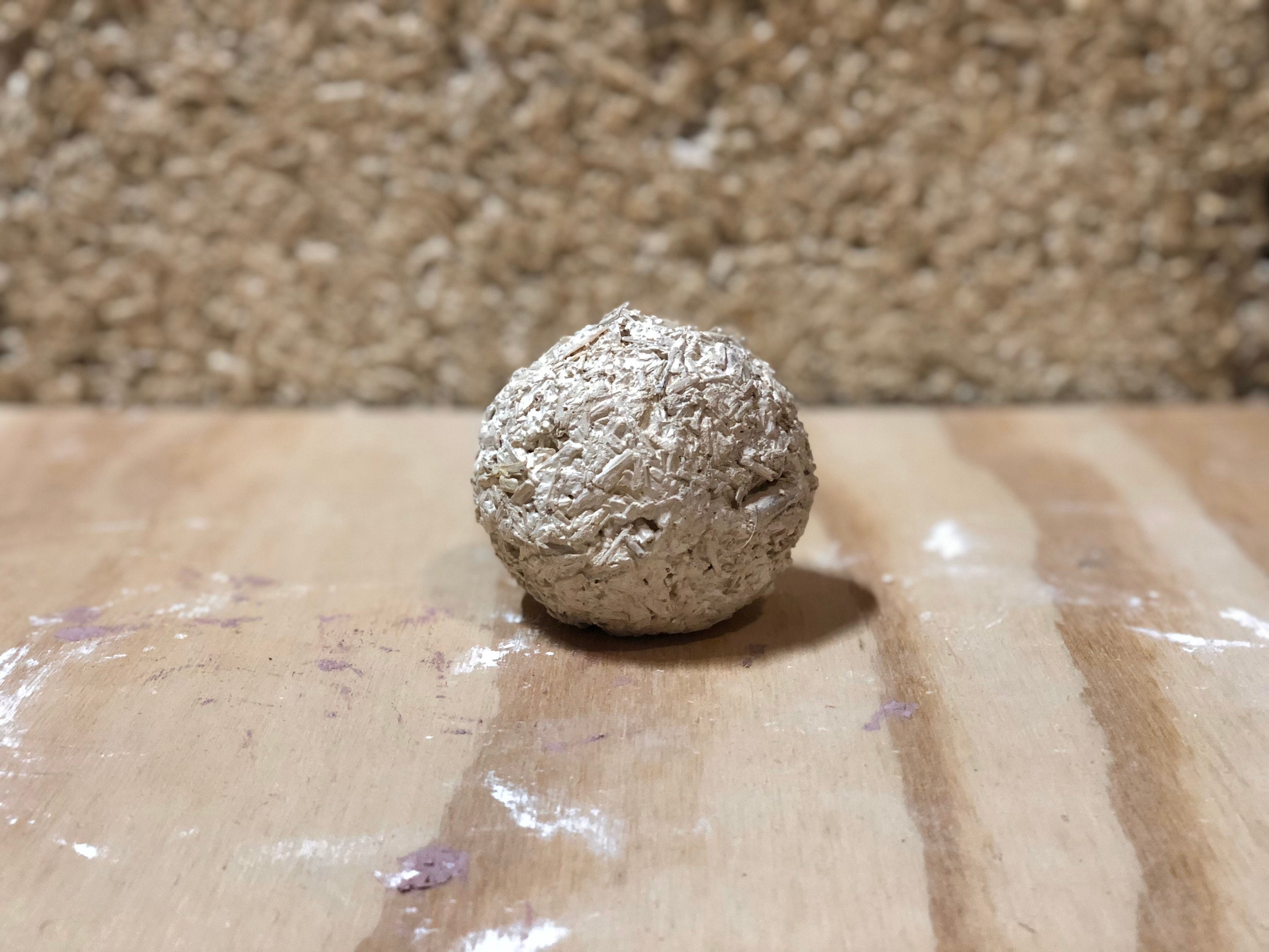 Hempcrete Ball Sculpture, Natural Raw Art, Hemp Life, Hemp Decor - Etsy