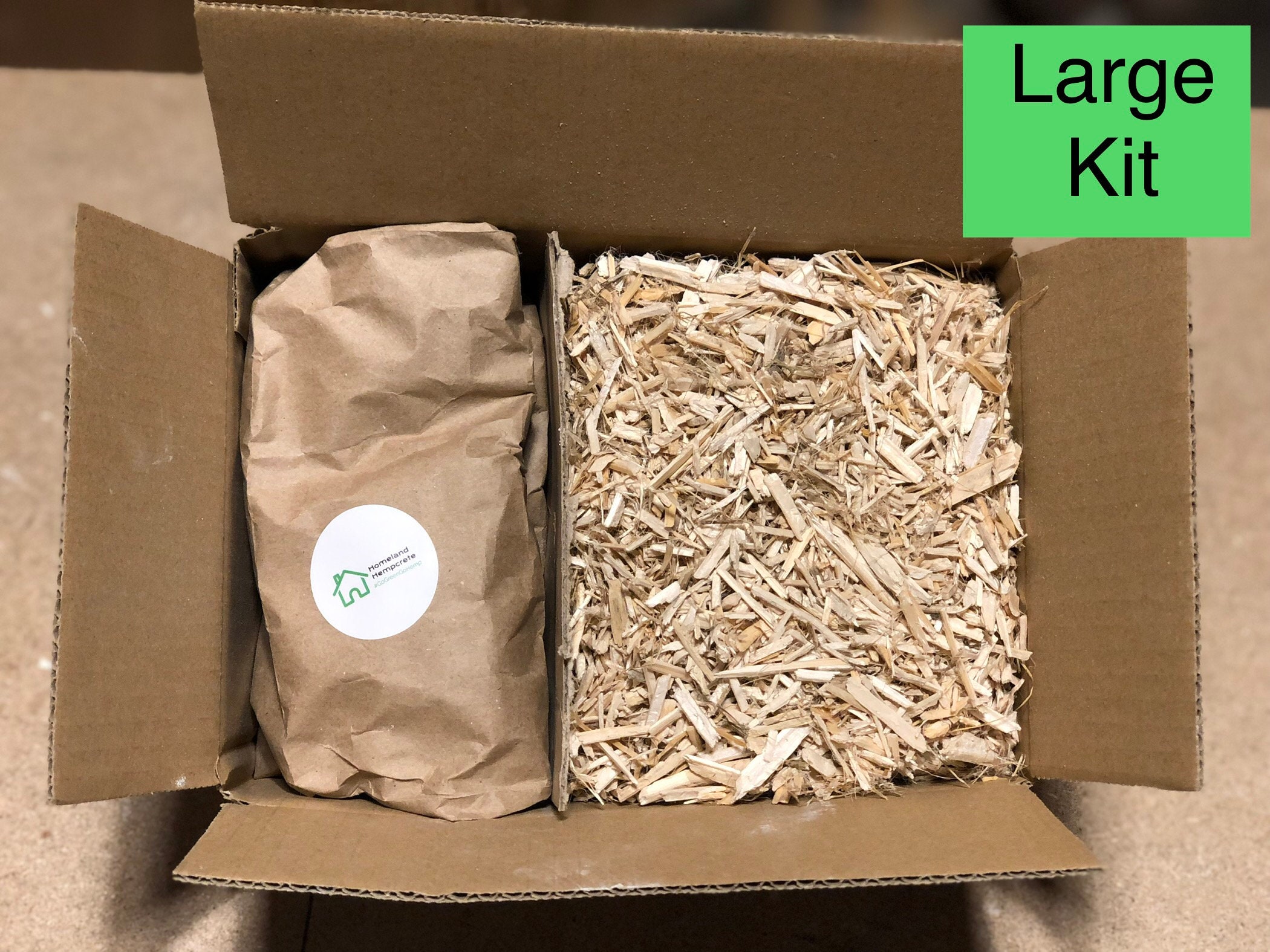 DIY Hempcrete Block Kit: Hemp Hurd, Lime, and Recipe - Etsy
