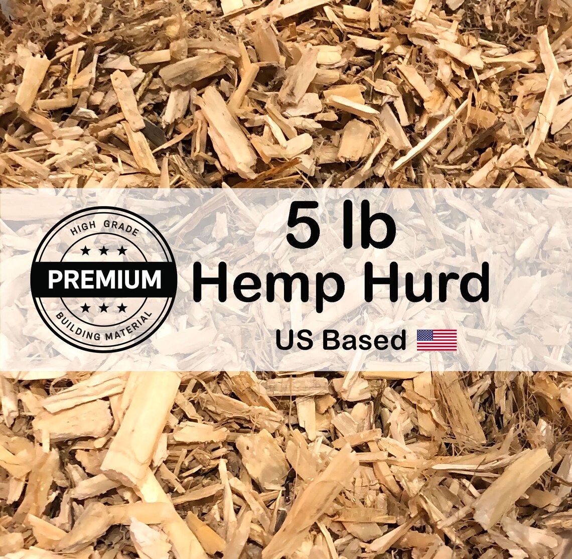5 lb Premium Hemp Hurd Hempcrete Raw Materials Hemp Shiv | Etsy