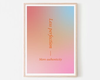 Authenticity Poster - Etsy