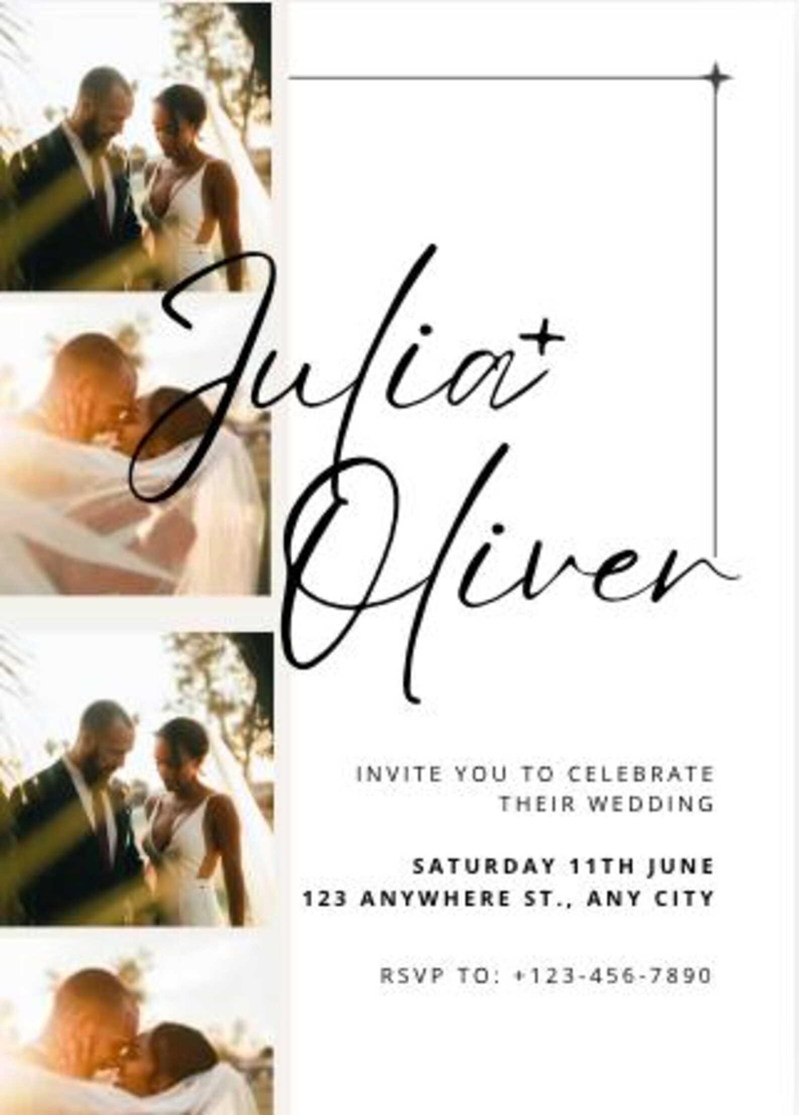 Photo Booth Wedding Invitation 2 - Etsy