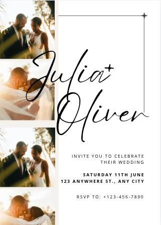 Photo Booth Wedding Invitation 2 - Etsy
