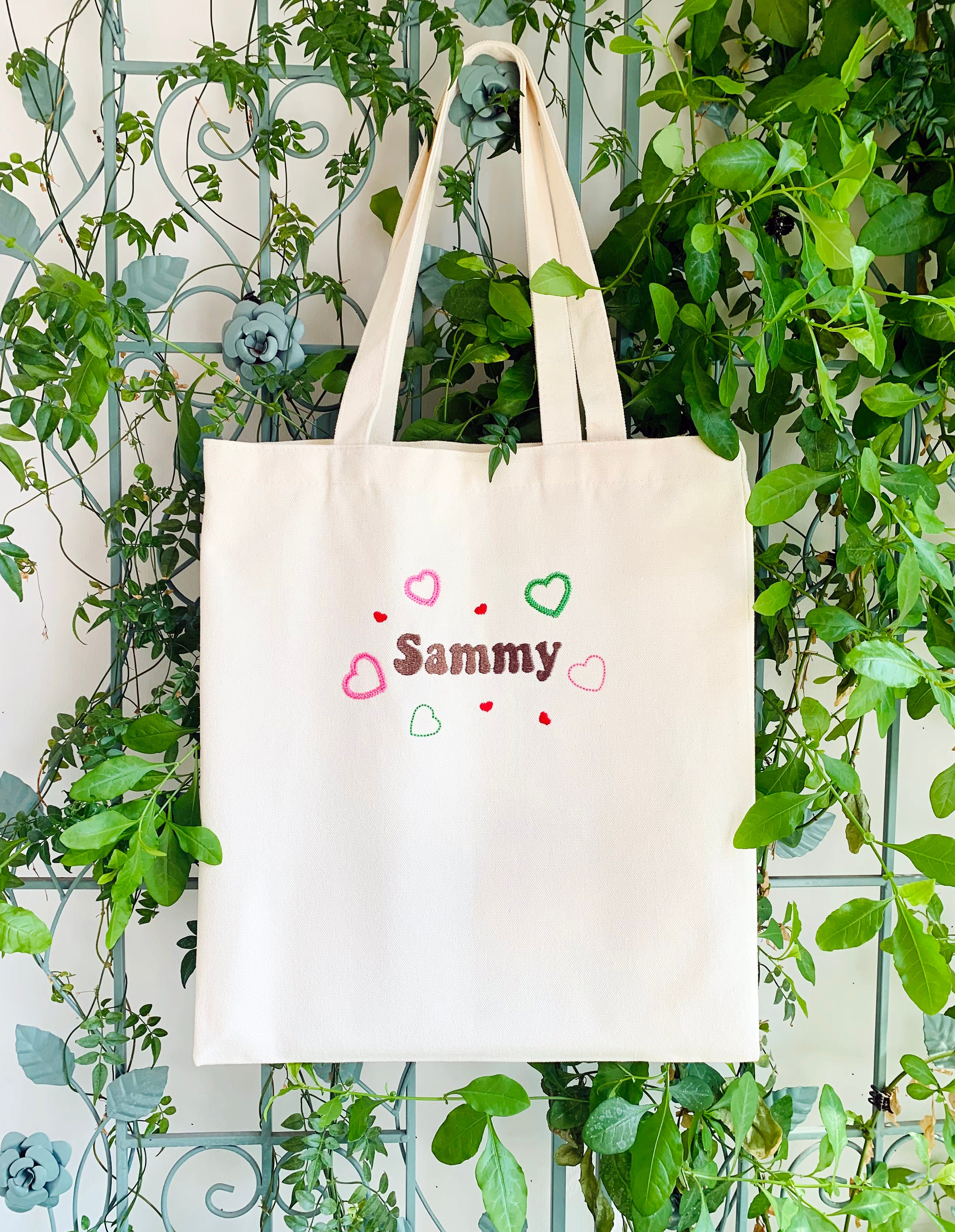 Personalized Tote Bag,custom Name Totes Bag,embroidered Tote Bag,name ...