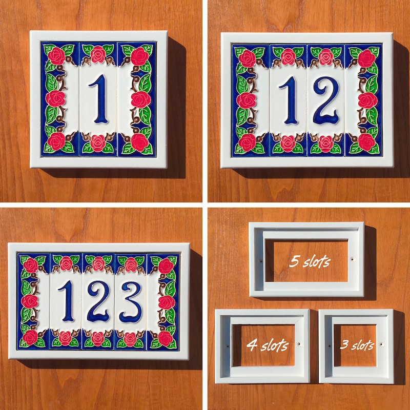 House Numbers for a Frame - Etsy UK