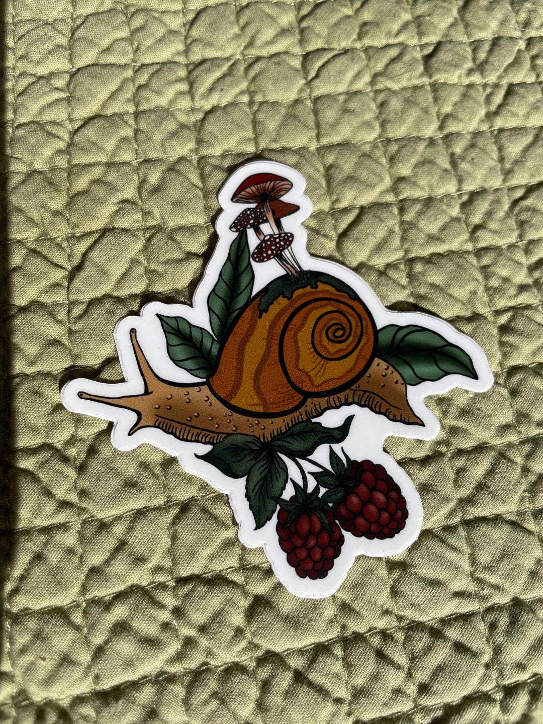 Raspberry Snail - Etsy