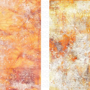 RUST Orange Printable Vintage DIGITAL Papers KIT Mixed Media ...