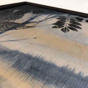 Hand Painted Forest Wall Art. Wooden Wall Decor - Etsy