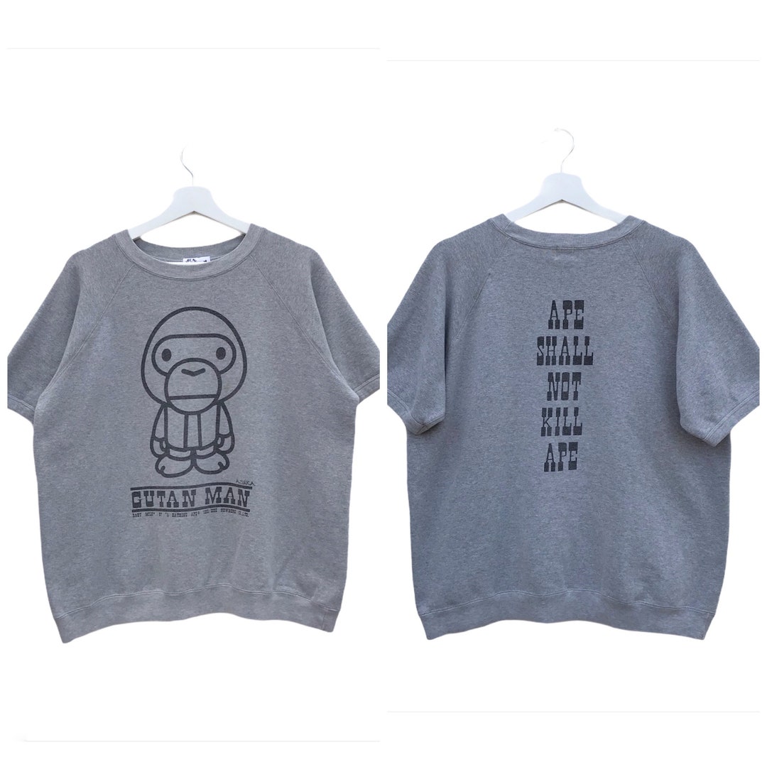 Vintage Baby Milo A Bathing Ape Pullover Sweatshirt, GUTAN MAN Logo - Etsy