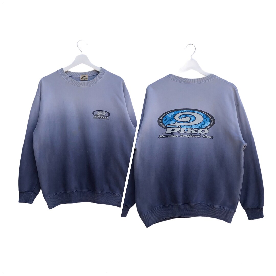 Pick PIKO Long Board Big Spellout Iron on Logo Pullover - Etsy