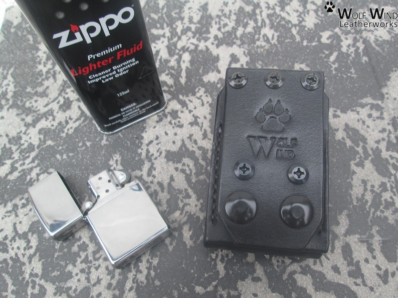 Zippo Pouch, Leather Pouch, Leather Lighter Case, Zippo Leather Pouch ...