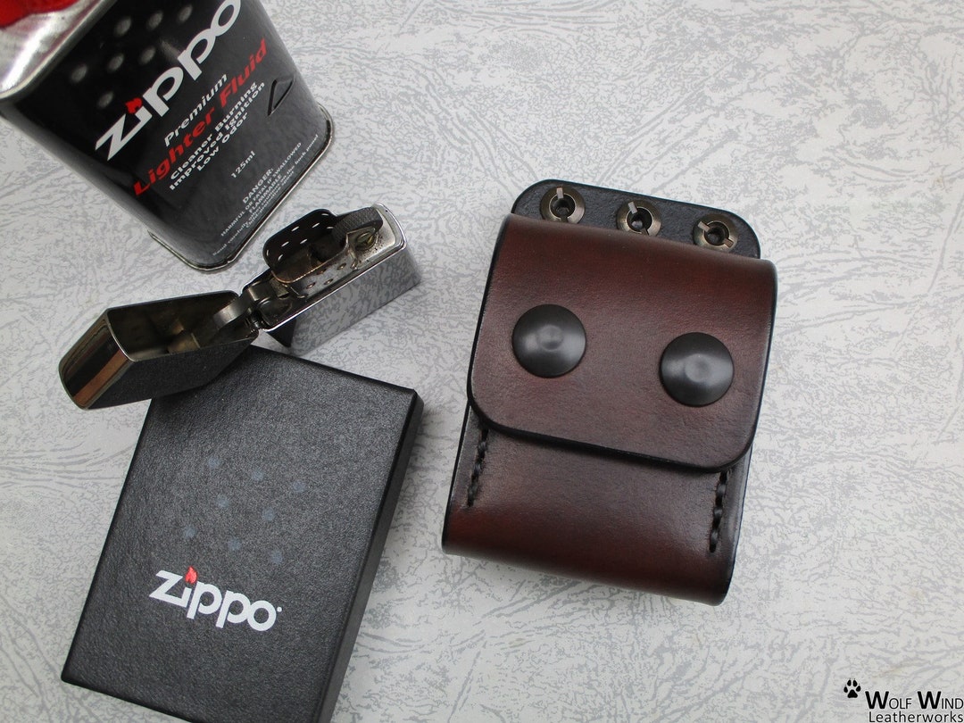 Zippo Pouch, Leather Pouch, Leather Lighter Case, Zippo Leather Pouch ...