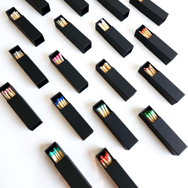 Wooden Matchbox - Etsy