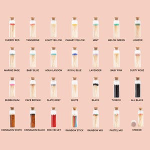 2 Inch Size Refill Wooden Matches | Color Tip Loose Matches | Matchbox ...