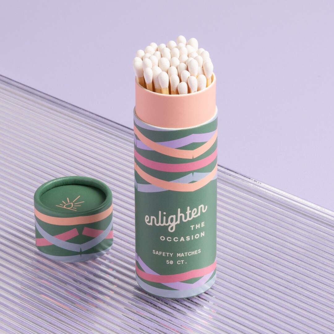 Green Sea Burst Match Tube | Tube Matchbox | Safety Matchsticks ...