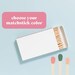 White Matchbox With 4 Inch Wooden Matches Choose Your Matchstick Color ...