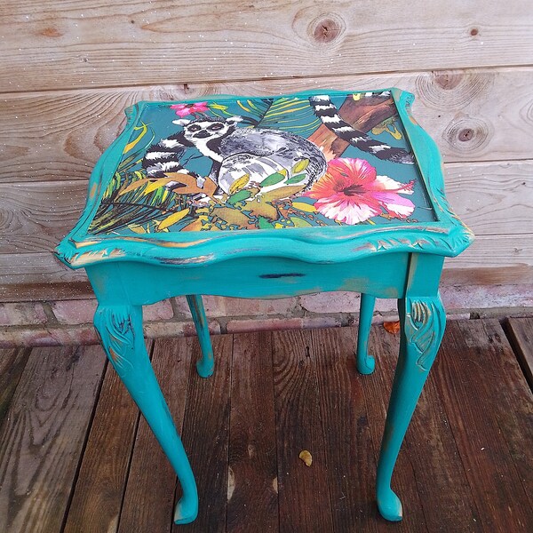 Upcycled Side Table - Etsy UK