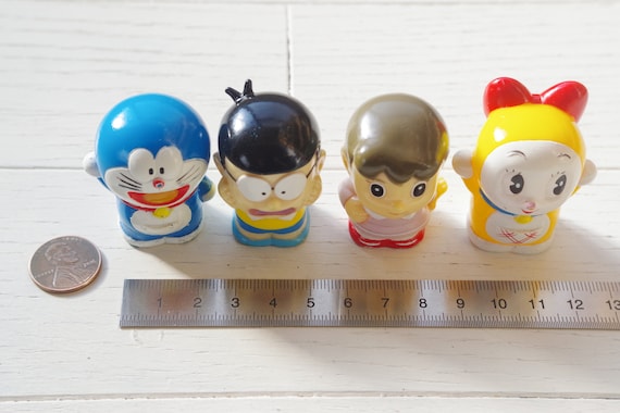 Dolls 2Pcs DORAEMON Official Items For Collection From Japan Finger ...