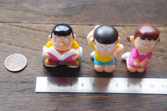 Dolls 2Pcs DORAEMON Official Items For Collection From Japan Finger ...