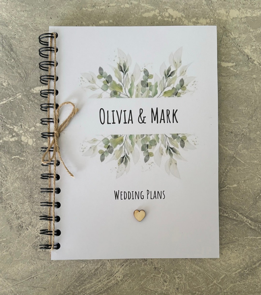 Personalised Wedding Planner Notebook - Etsy UK