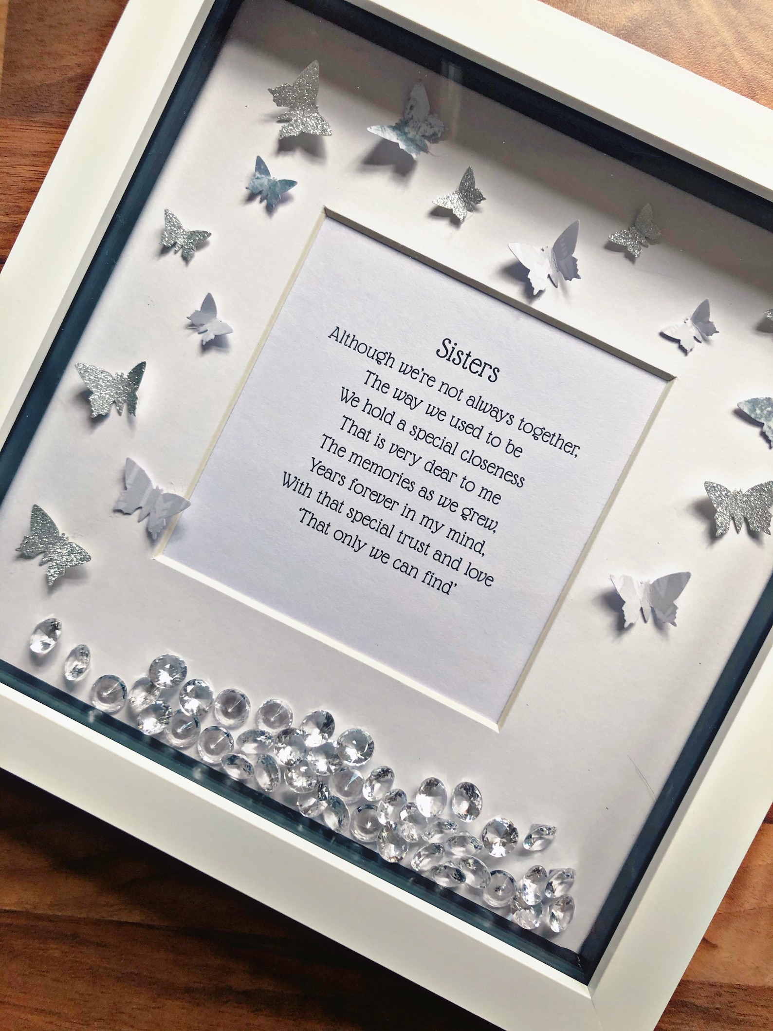 Beautiful Sister Gift. Sister Poem Frame. Butterfly Frame. - Etsy UK