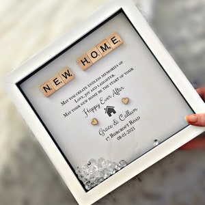 Personalised New Home First Home Gift. New Home Frame. First Home Frame ...