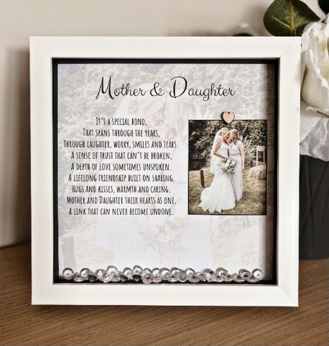 Mother and Daughter Picture Frame. Personalised Mum Gift. Mothers Day ...