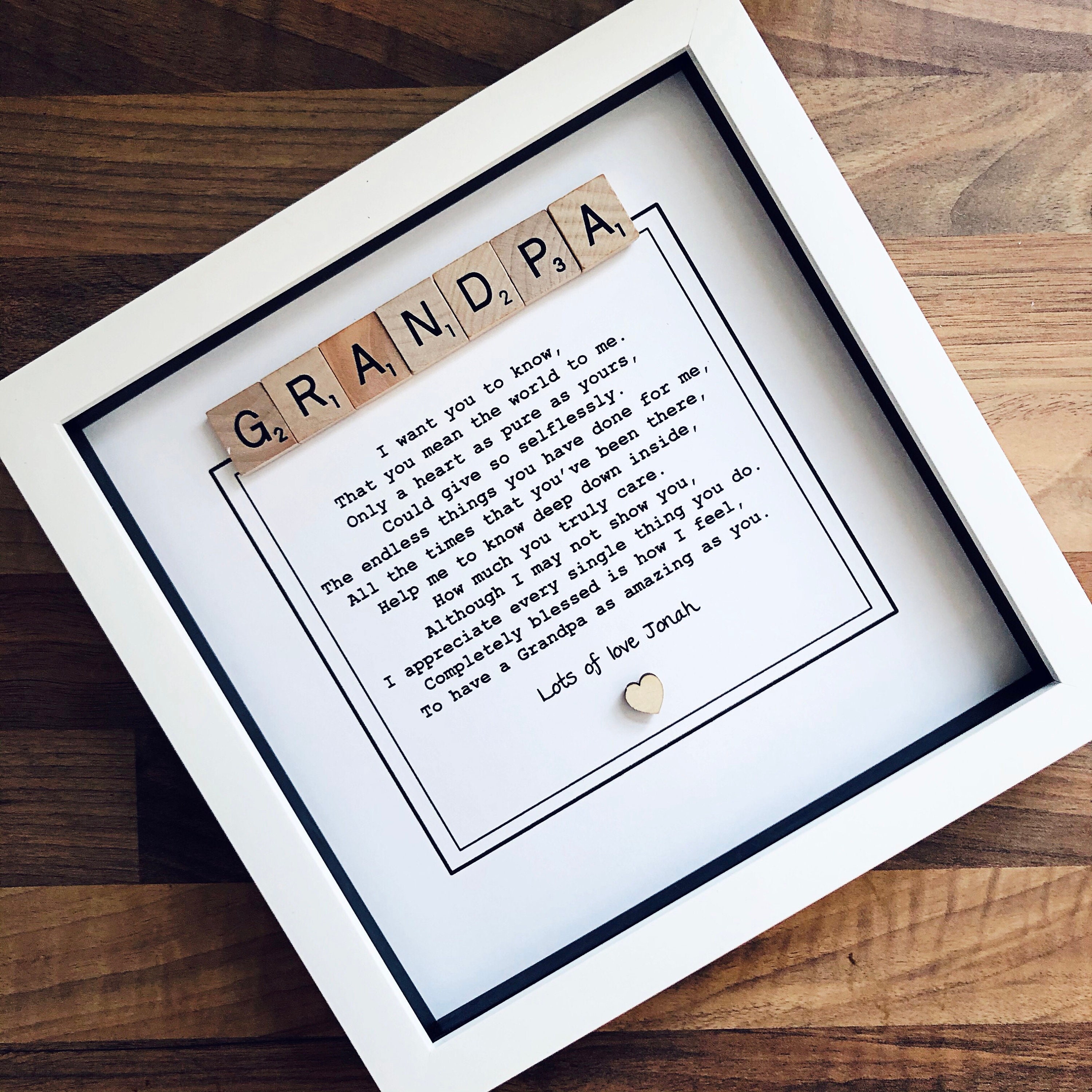 Personalised Dad Poem Frame. Personalised Dad Frame. Fathers | Etsy UK