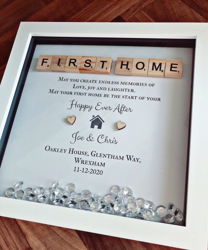 Personalised New Home First Home Gift. New Home Frame. First - Etsy UK