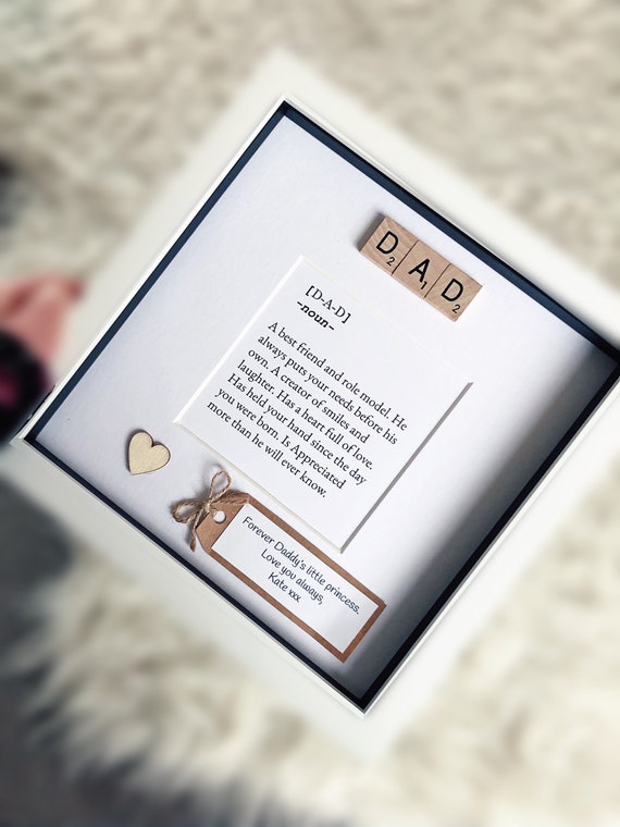 Personalised Dad Meaning Frame. Dad Gift. Fathers Day Gift. | Etsy UK