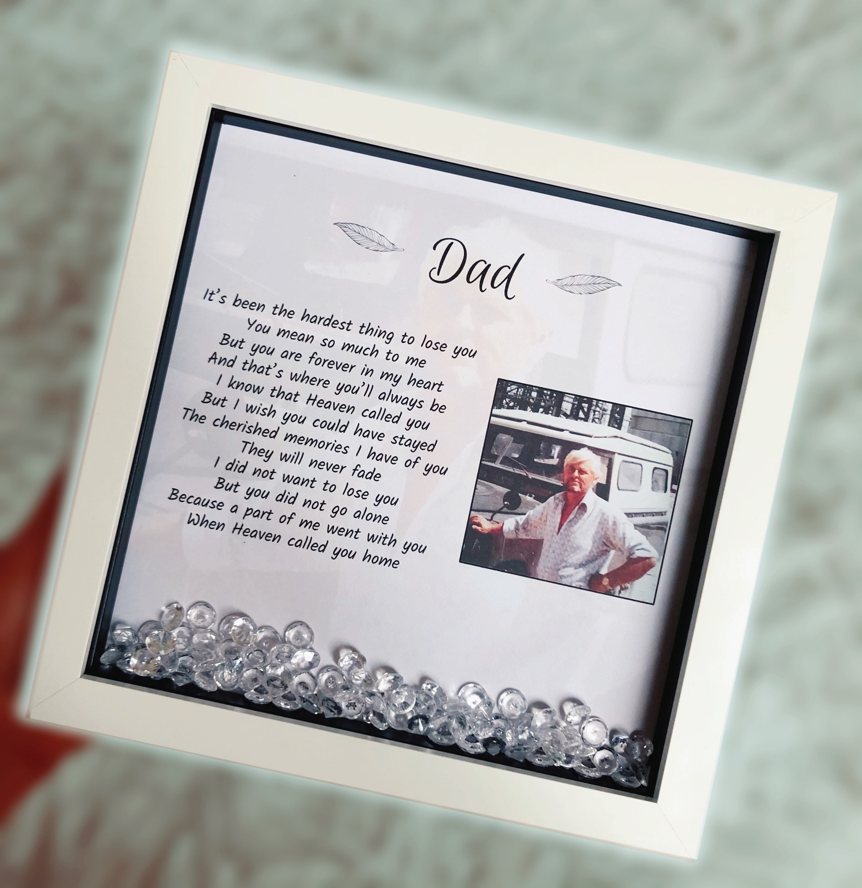 Personalised Remembrance Frame. in Memory Frame. Sympathy - Etsy UK