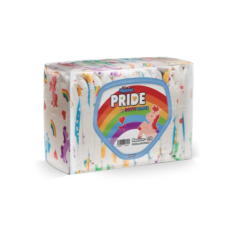 2 Pack Pride 5000ml Adult Diaper Nappy Incontinence 2 Sizes Etsy