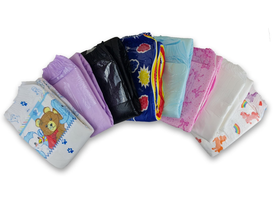 M XL Complete Range Sample Pack 8 Diapers Adult Diaper NAPPY ...