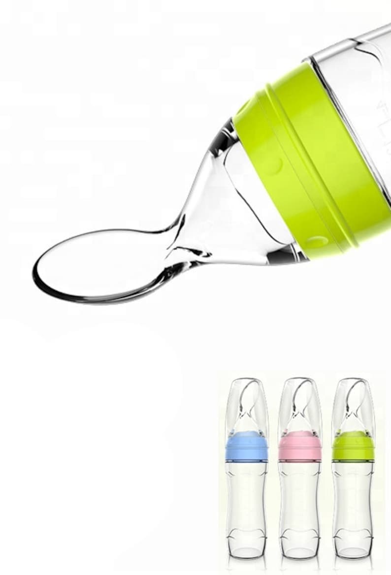 Green Adult Spoon Feeding Bottle in 3 Different Colors 120ml - Etsy