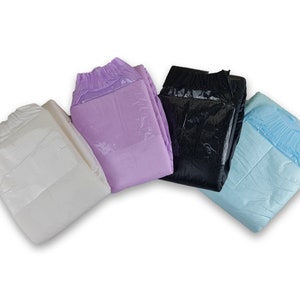 M - XL 4 Single Diapers Dotty Plain and Simple Range - Etsy