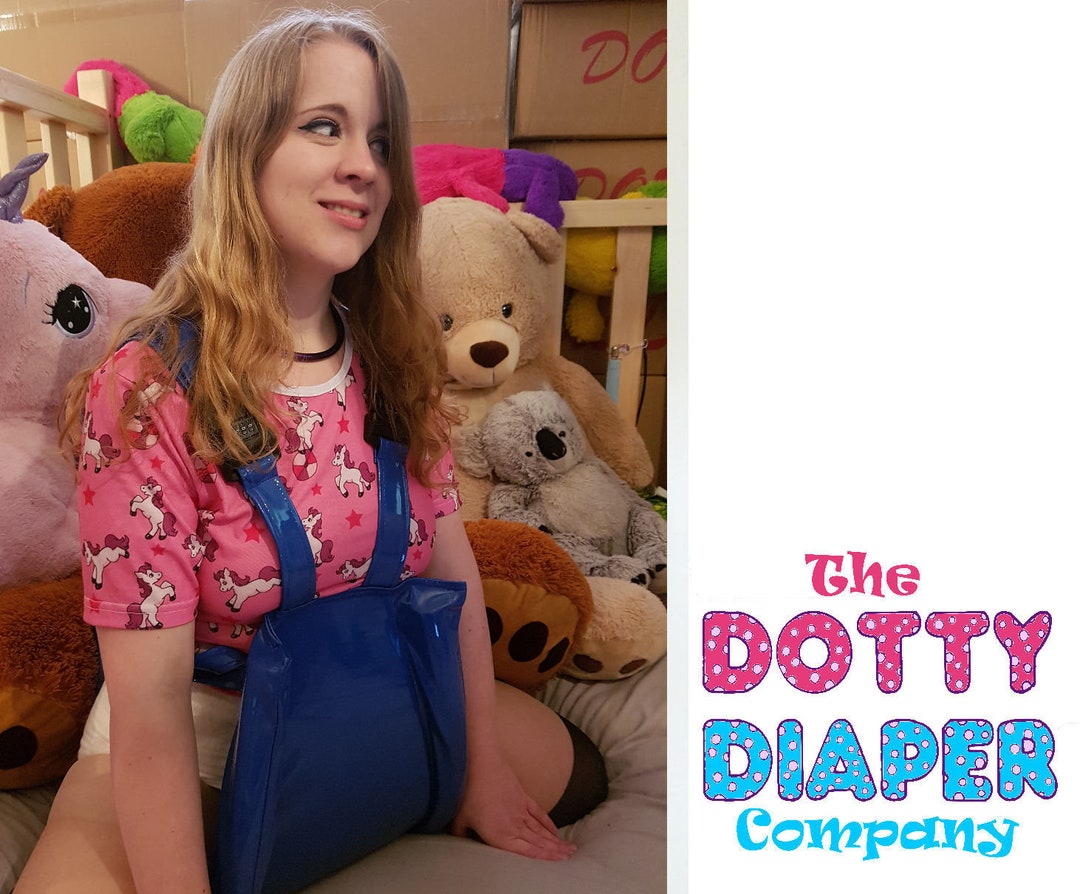 ABDL PVC spreidbroek - blauw - Etsy Nederland