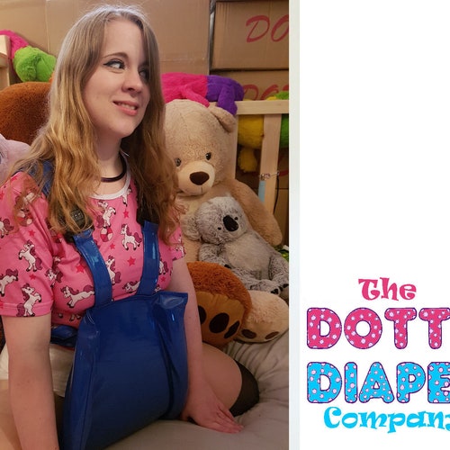 ABDL PVC Spreader Pants Red | Etsy UK