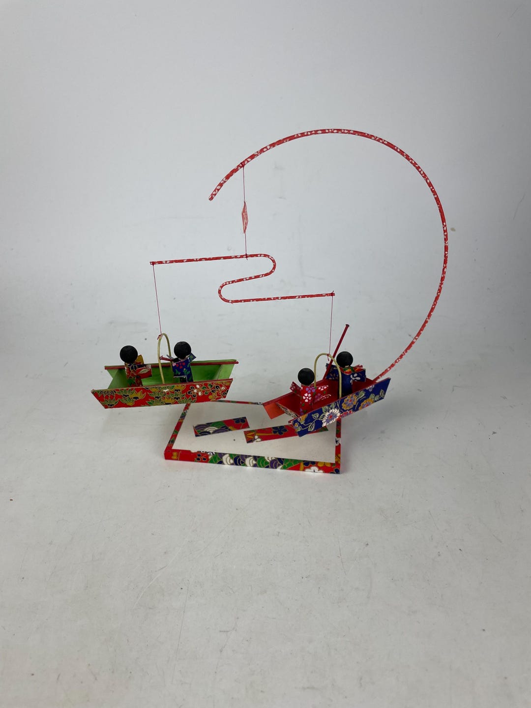 Vintage Japanese Kinetic Action Paper and Cardboard Mobile Featuring ...