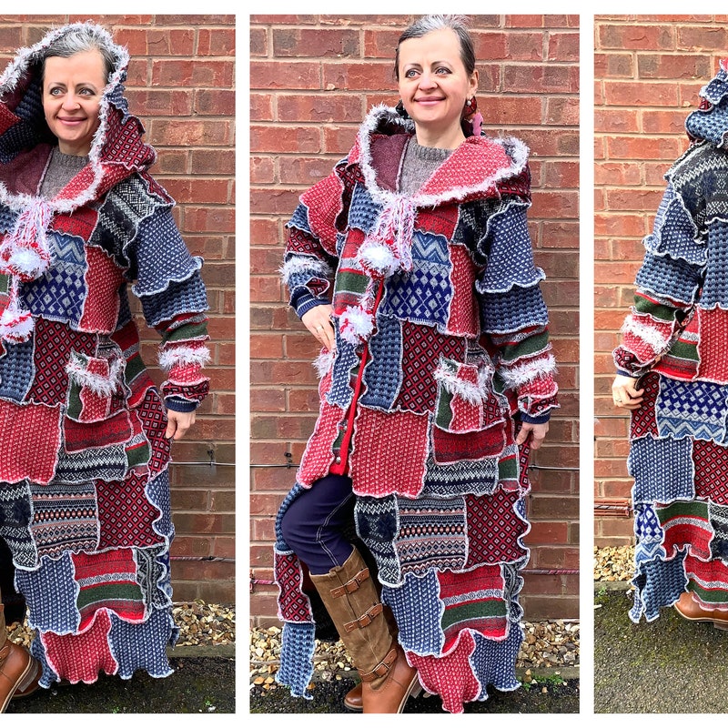 Upcycle Sweater Coat - Etsy