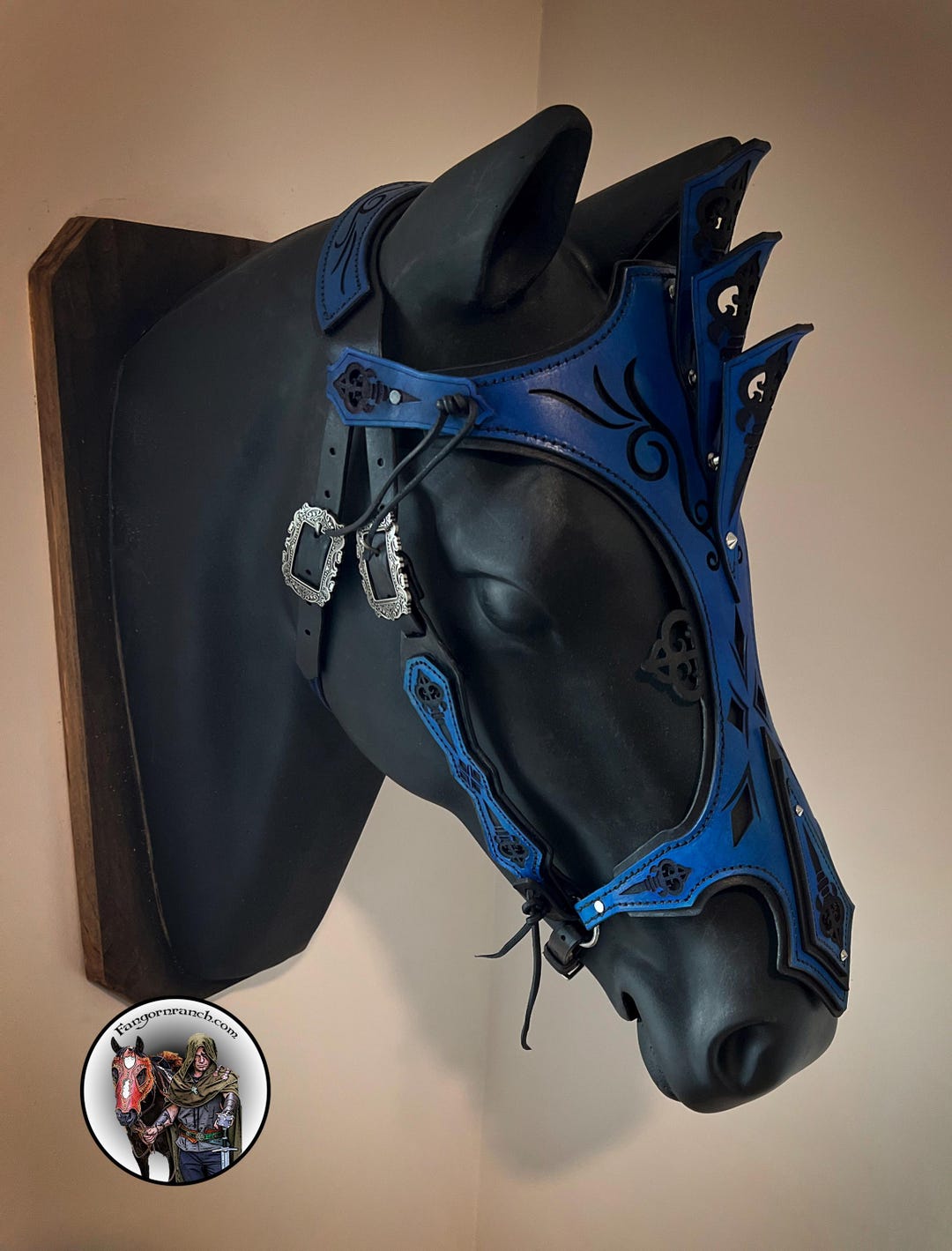 Erebor's Key Chamfron/bridle Blue - Etsy