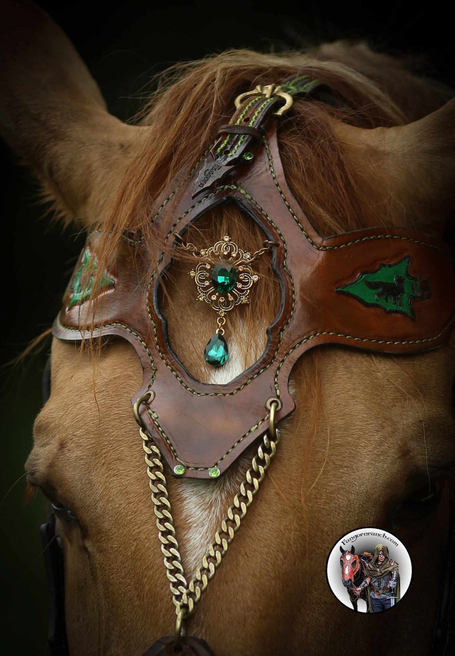 Fox Archer Bridle Chamfron - Etsy