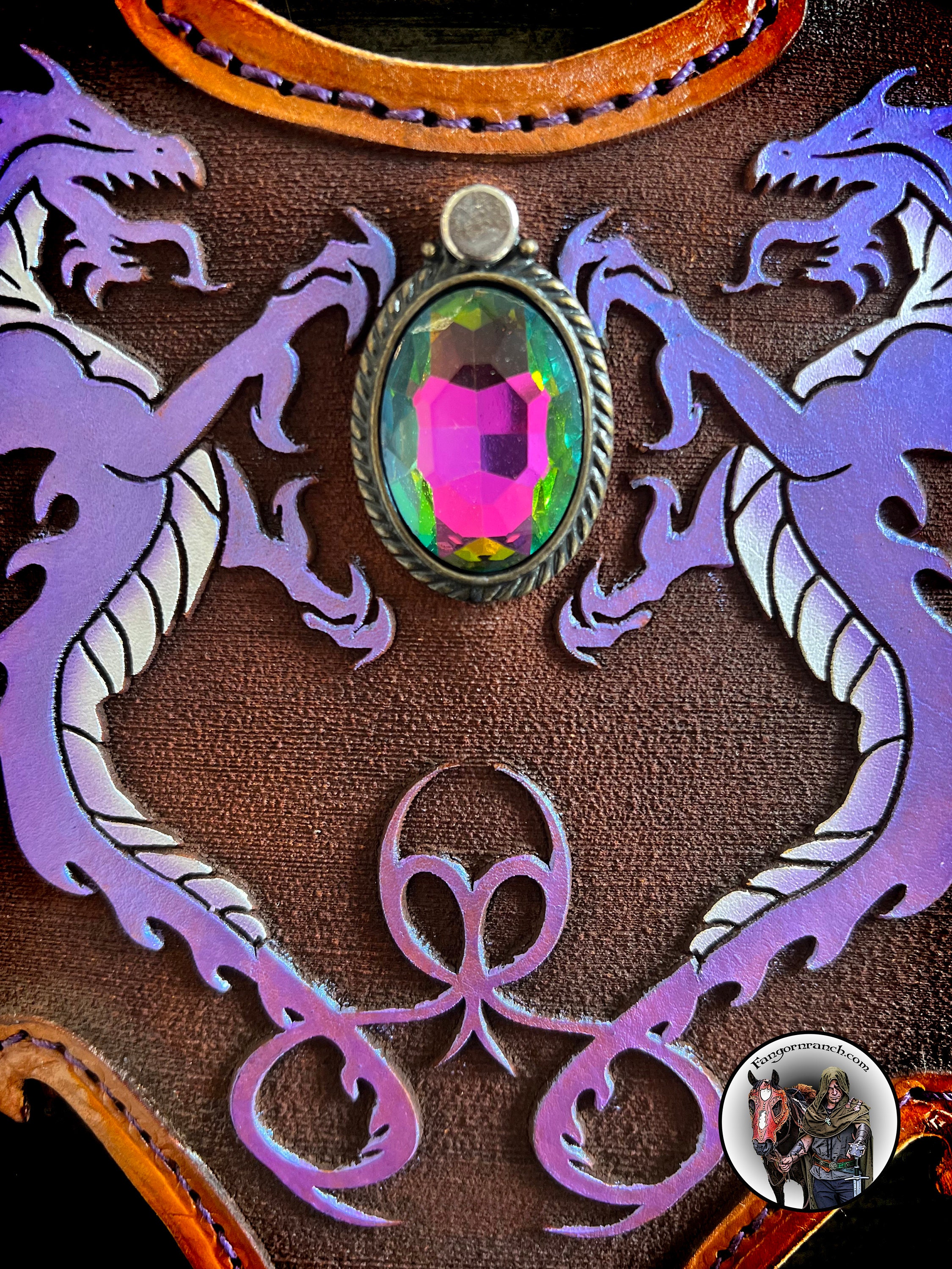 Maiars Progeny Bridle/chamfron Light Brown - Etsy