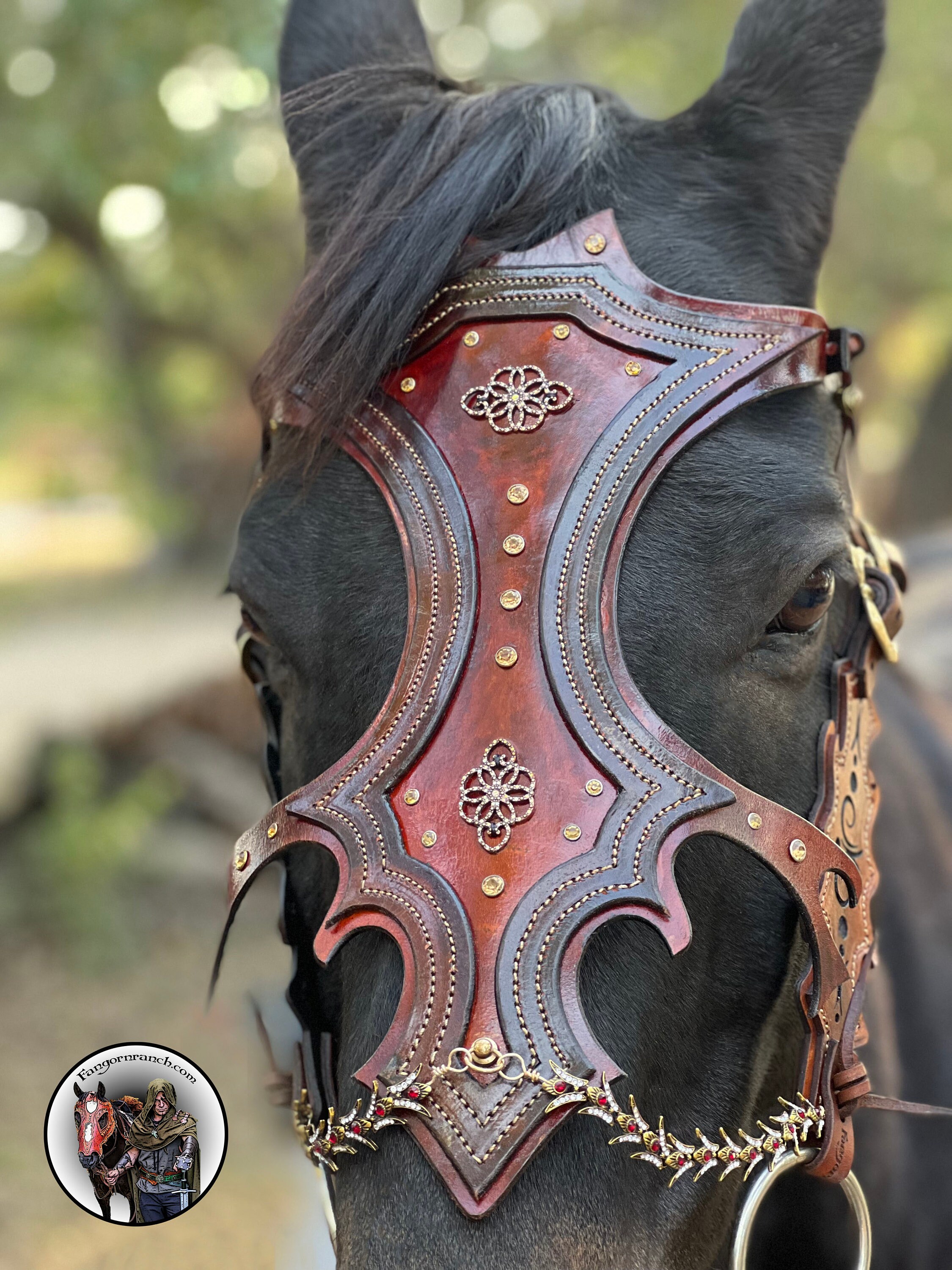 Aeglos Shines Bridle/chamfron - Etsy