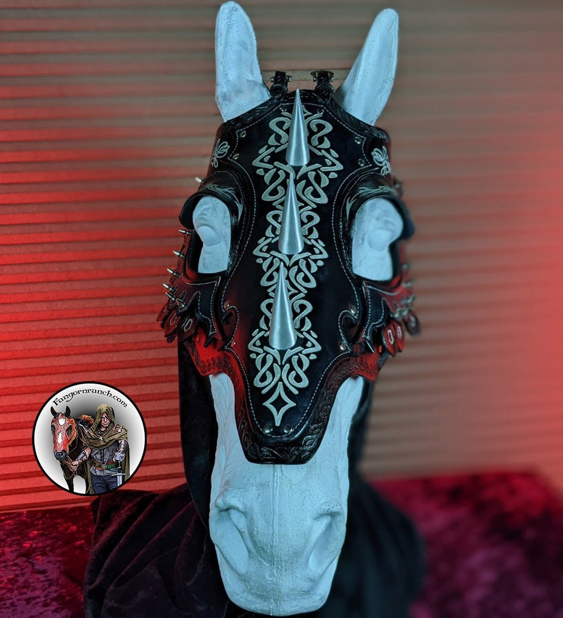 Glaurungs Bane Chamfron Black - Etsy